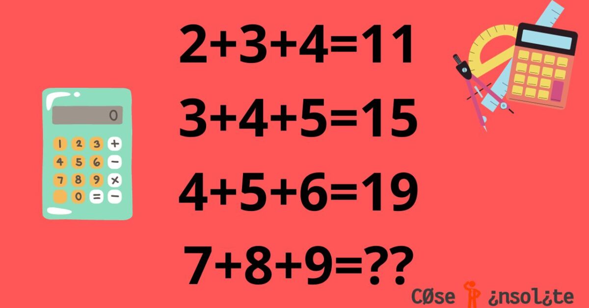 Solo un vero genio riesce a risolvere l'equazione matematica in meno di ...