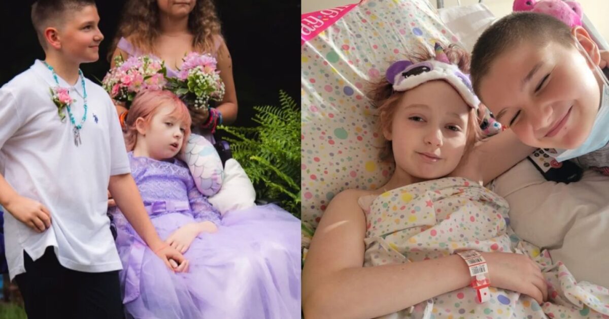 Bambina affetta da leucemia esaudisce il suo desiderio, "sposare" il ...